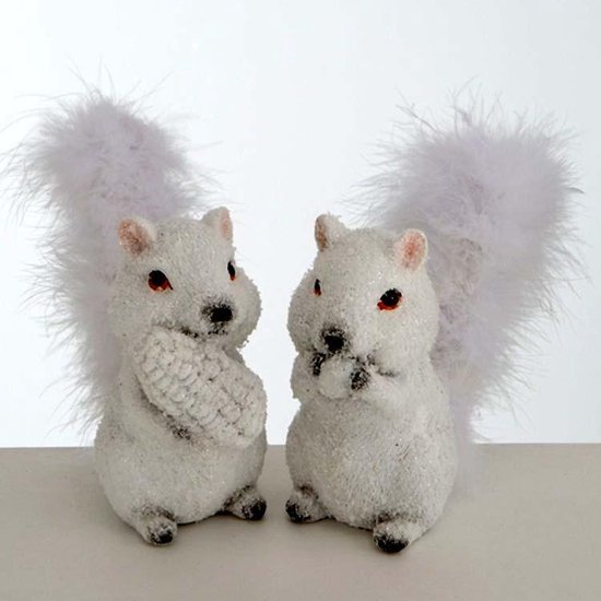 eekhoorn Hanni winter eekhoorn set van 2 stuks | bol