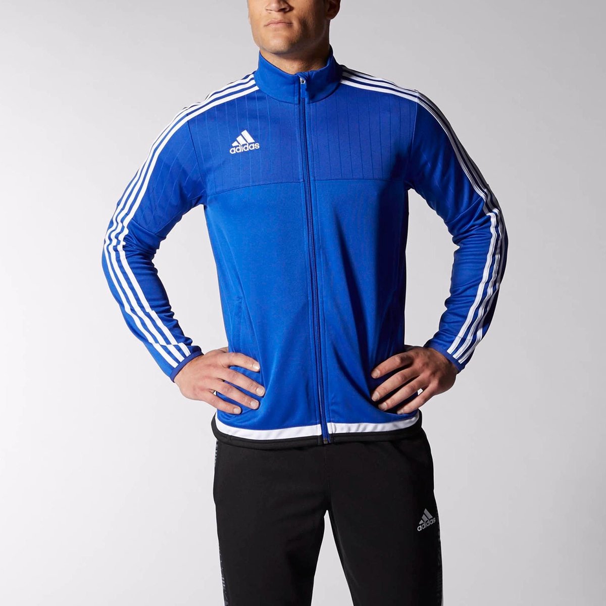 Adidas Tiro 15 Trainingsvest - Royal / Wit / Zwart | S | bol.com