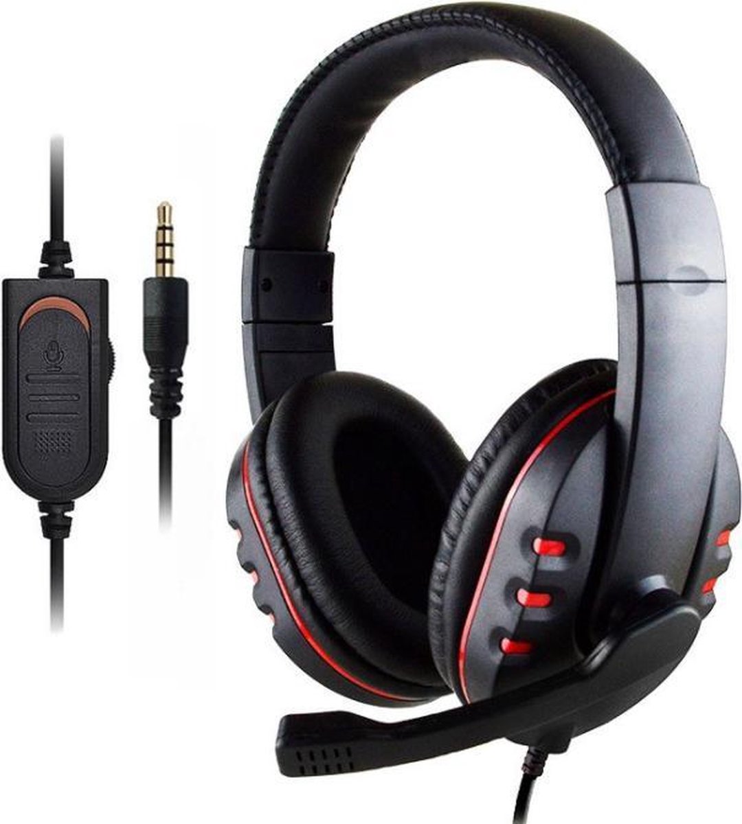 Gaming Headset met microfoon voor X-Box en PlayStation - Koptelefoon ...