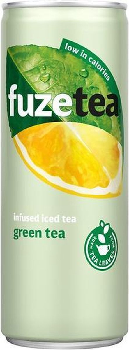 Fuze Tea Green Tea Blikjes Frisdrank 25cl Tray 24 Stuks | bol
