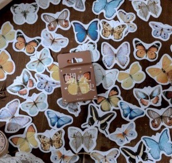 Vlinder Stickers - 46 stuks - Butterfly Sticker | bol