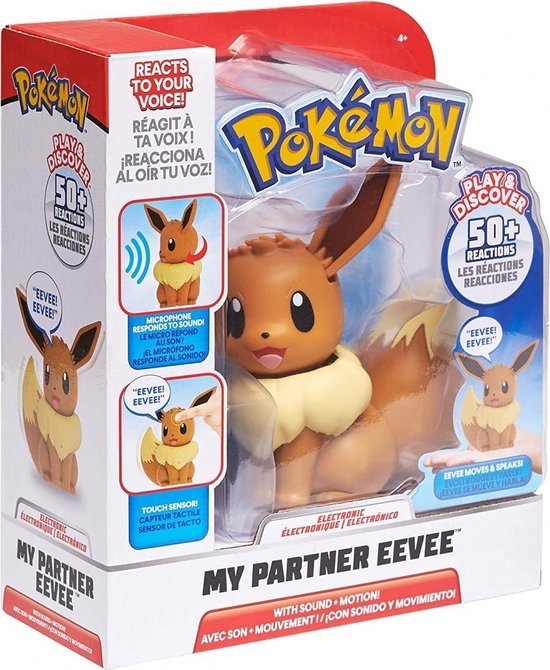 Pokemon My Partner Eevee interactief beeldje My partner Eevee | bol
