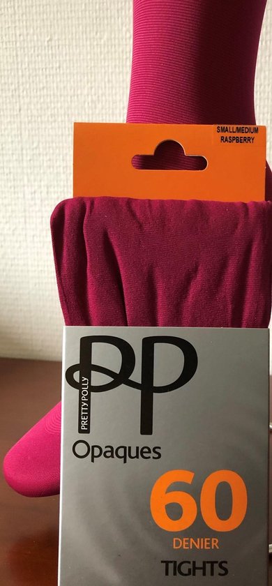 Pretty Polly 60 Denier opaques Tights - S/M - Raspberry - | bol.com