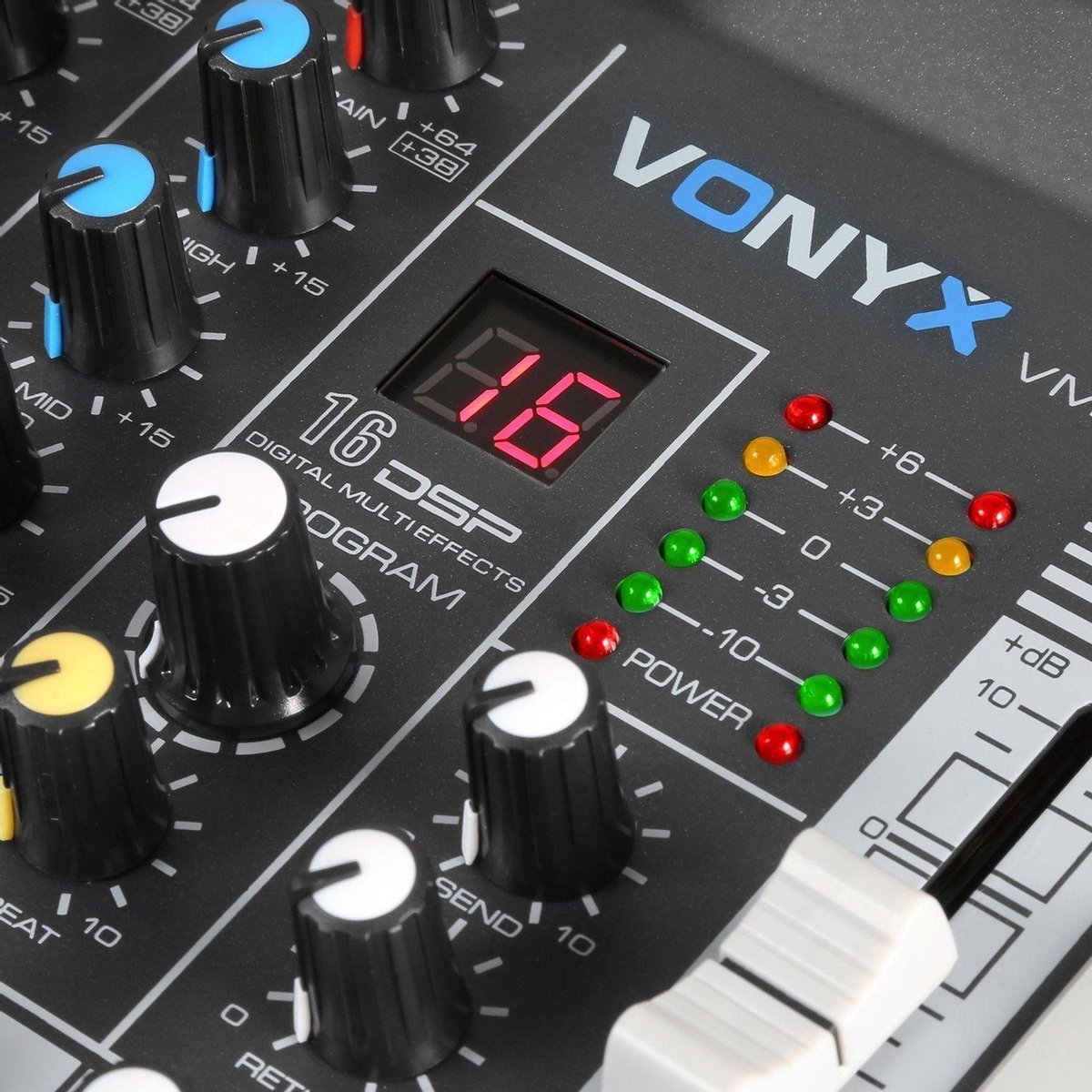 Mengpaneel - Vonyx VMM-K802 - 8 kanaals mixer mengpaneel met Bluetooth ...