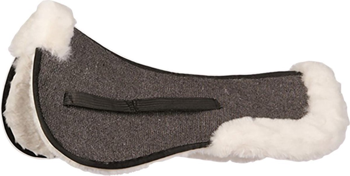 Harry's Horse Zadelonderlegger Riser Pad Faux Fur - Black-beige - paard ...