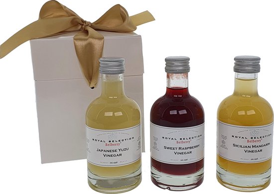 Belberry Royal Selection Vinegar - Japanese Yuzu, Sweet Raspberry en ...