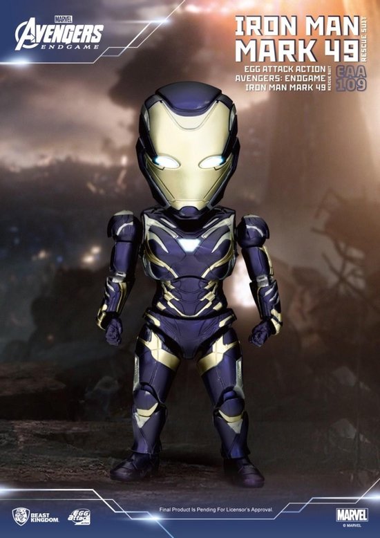 Marvel: Avengers Endgame - Iron Man Mark 49 Rescue Suit Action Figure ...