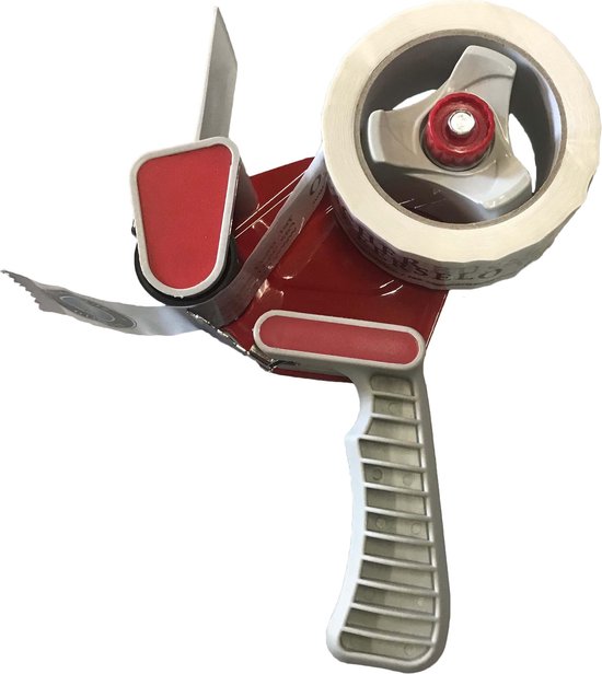 BWN - Tape dispencer voor plakband - Rood - Wit | bol