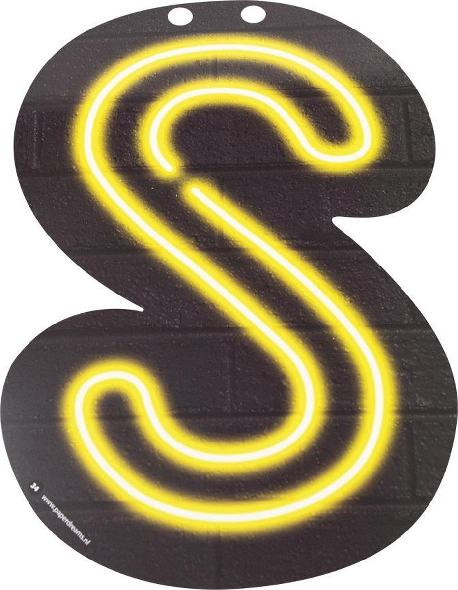Neon Letter S 24cm | bol.com
