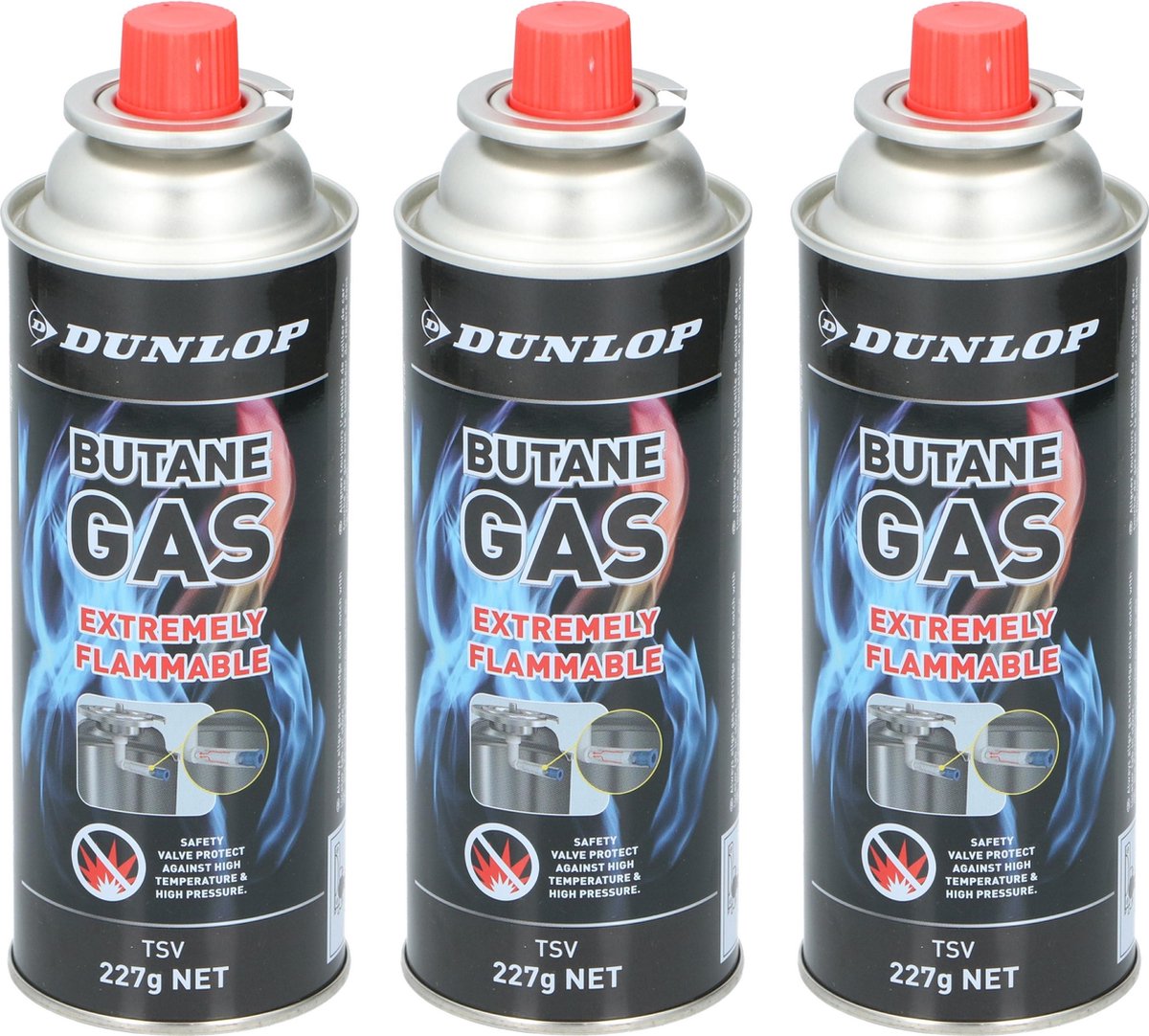 10x Butaan gasflessen navulling butaan gas bussen voor kooktoestel 227 ...