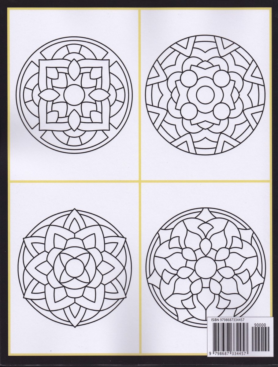 50 Easy Mandalas Coloring Book - Jade Summer - Kleurboek voor ...
