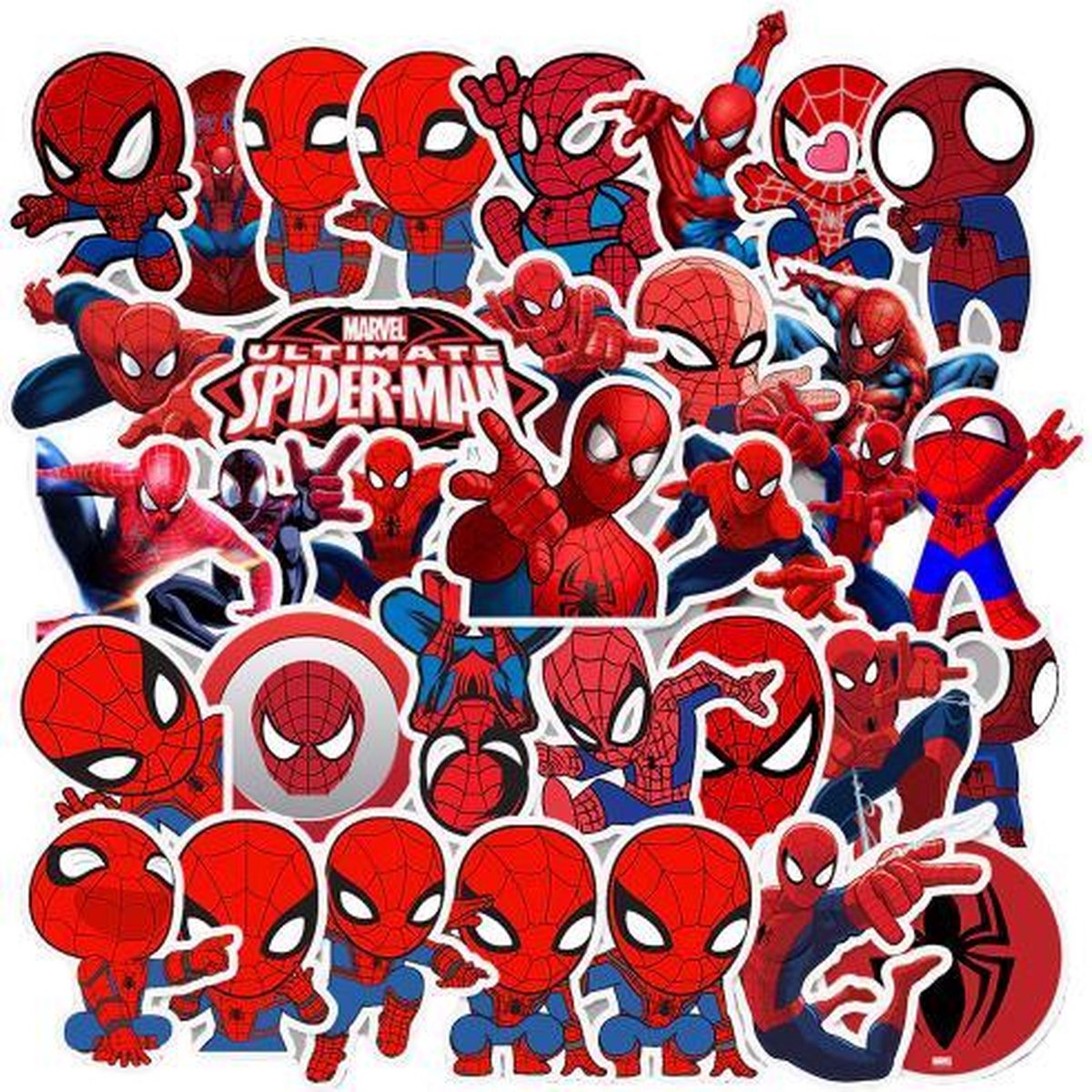 Spiderman Stickers - Marvel - Stickers Volwassenen - Stickers voor ...