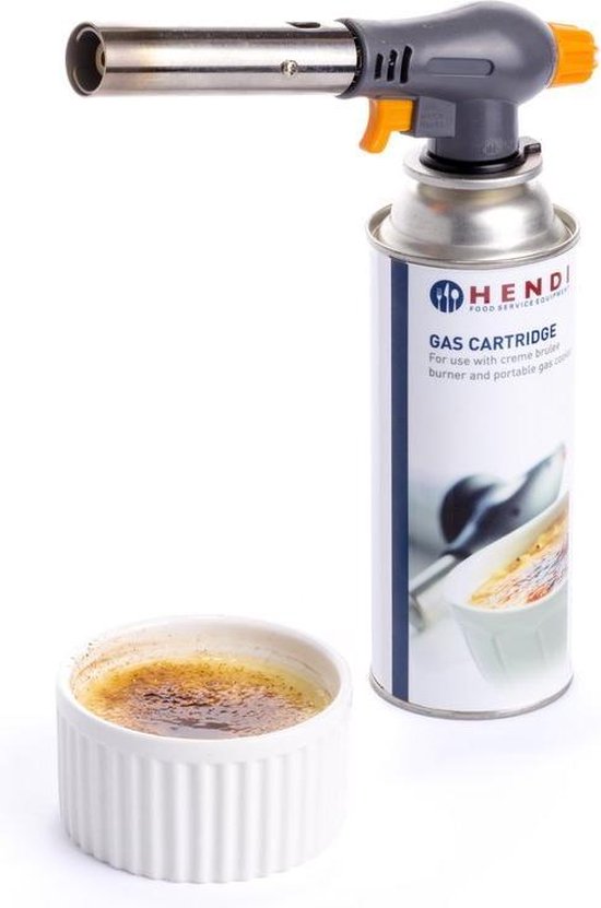 Hendi Crème Brûlée Brander - Gasbrander - Keukenbrander - Inclusief ...