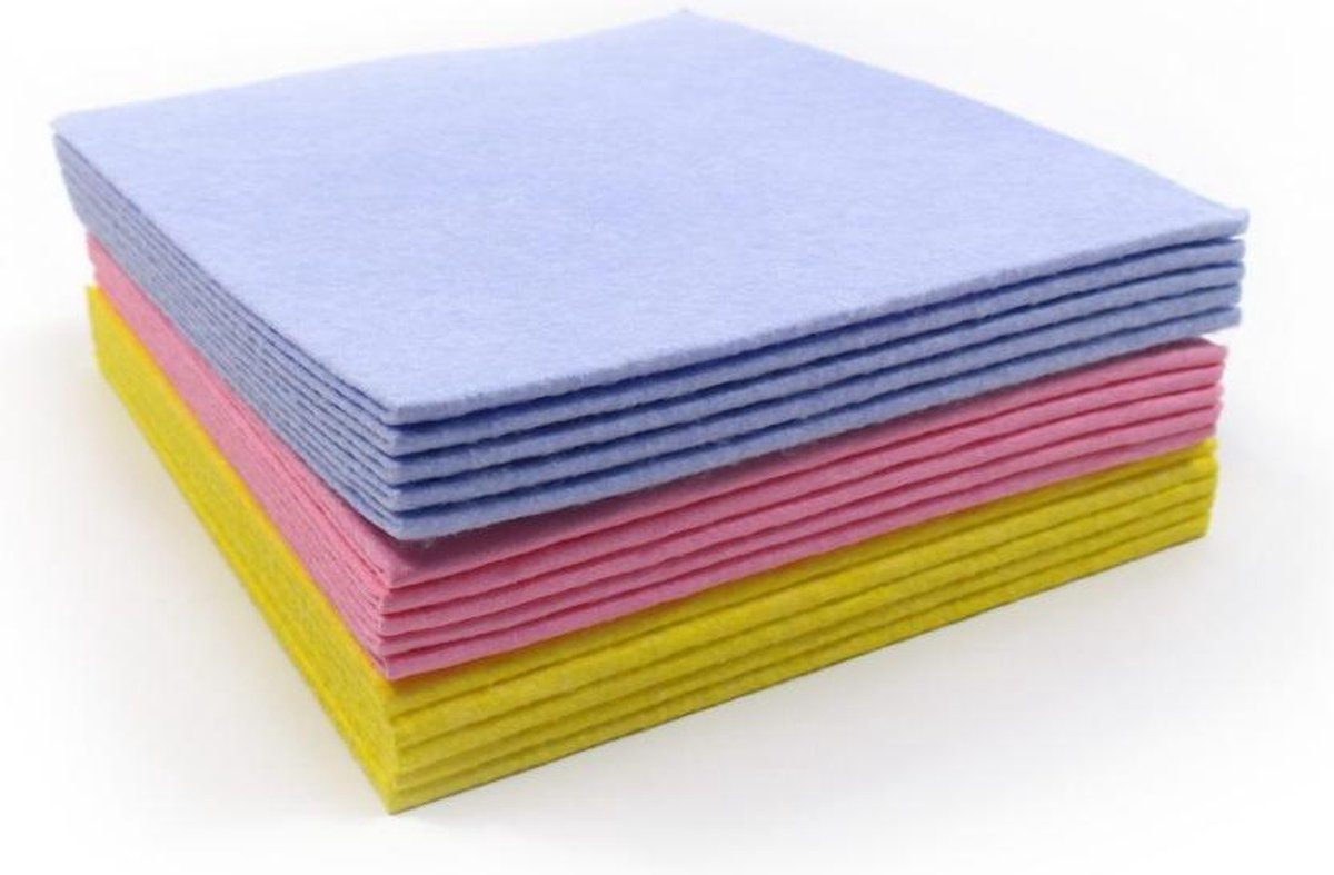 Sopdoeken / vaatdoekjes viscose, polyester. 50 stuks vaatdoeken in de ...