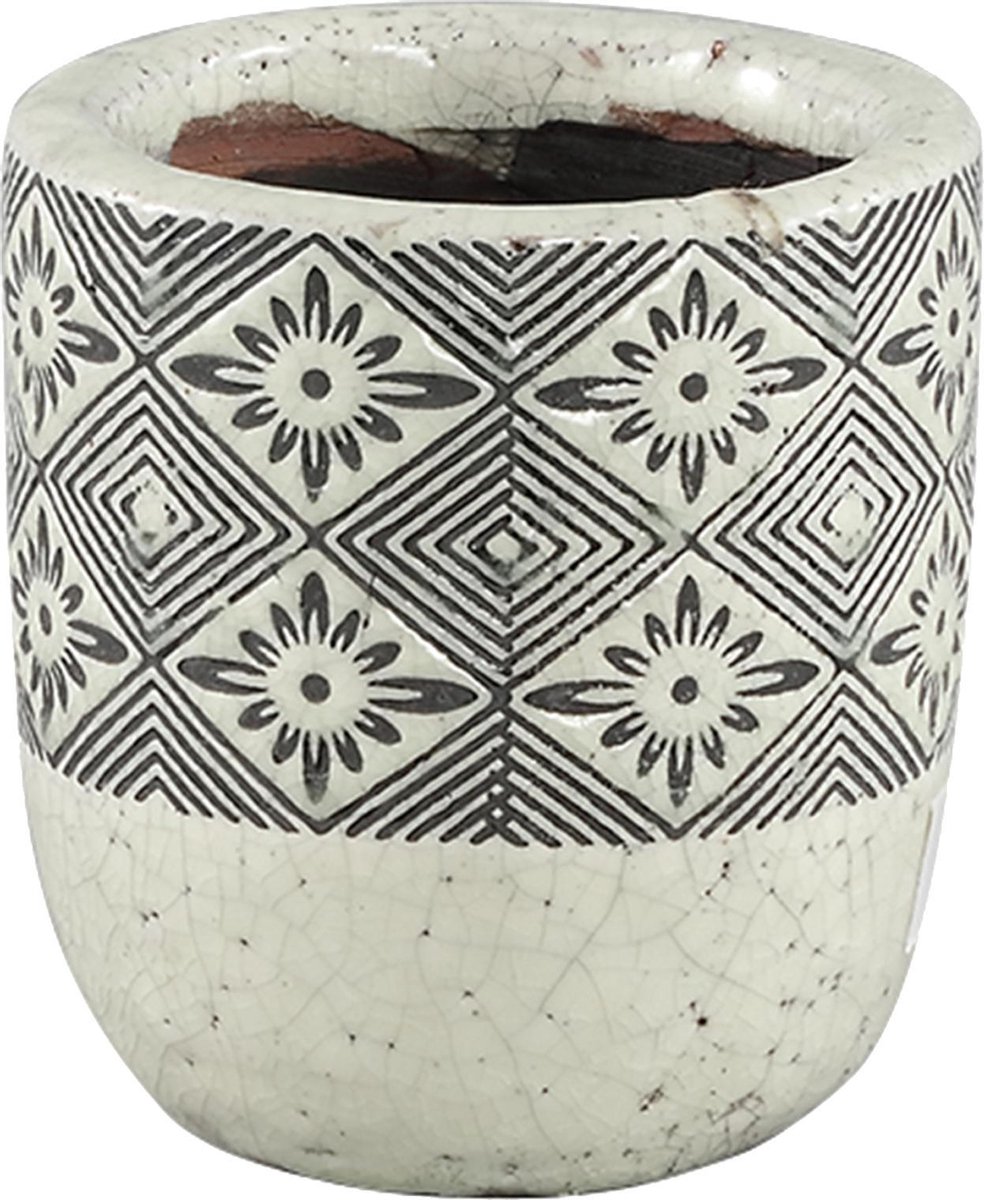 PTMD Pot Rudy Wit keramiek Laag S 11 X 11 X 12 | bol.com