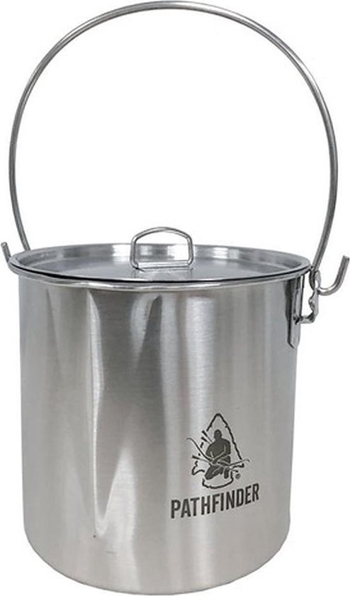 Pathfinder - Stainless Steel 64 oz. Bush Pot | bol