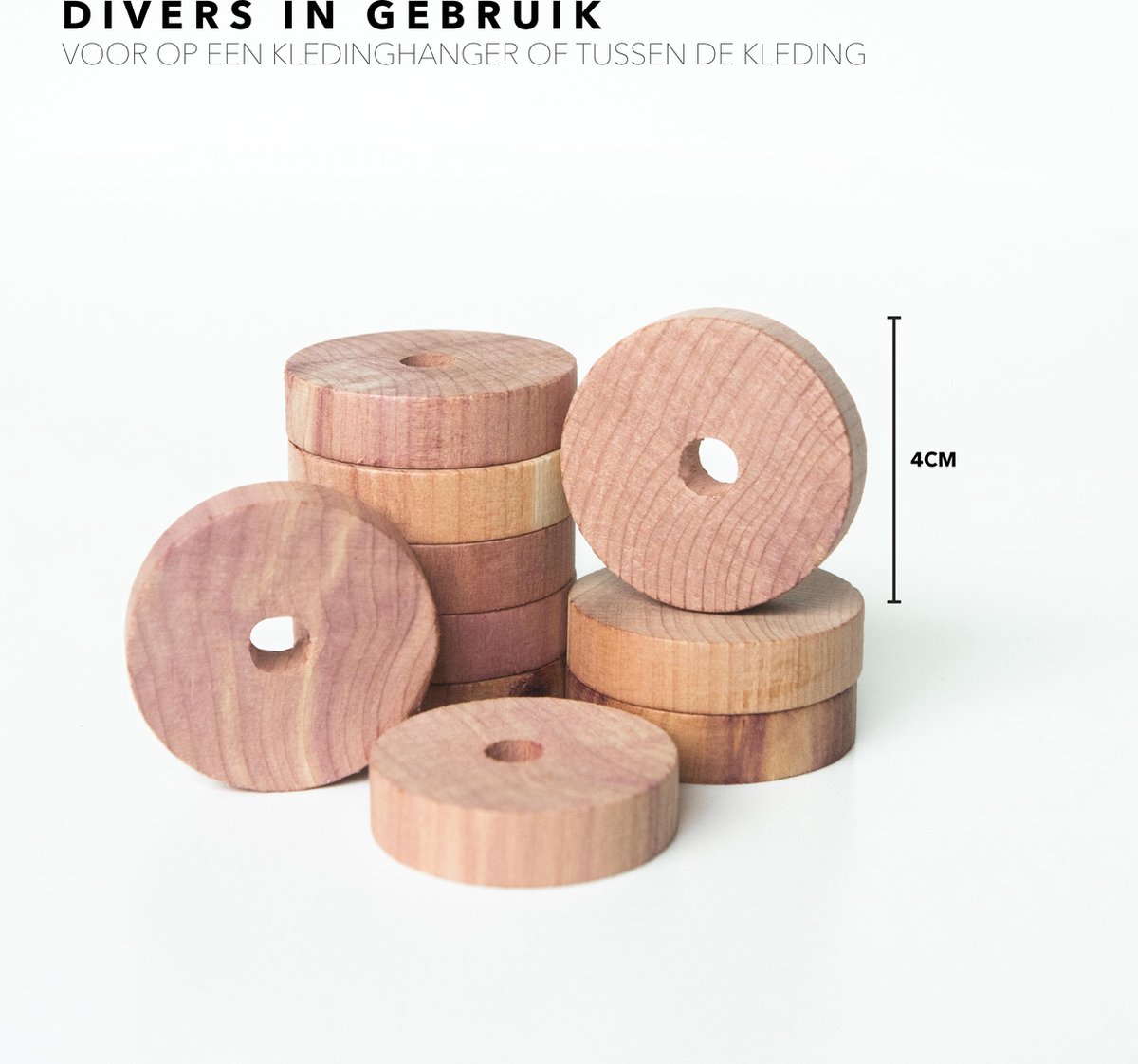 CATO anti-motten set - 33 stuks - premium ceder houten ringen en ballen ...