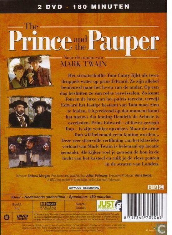 The Prince and the Pauper (Dvd), Philip Sarson | Dvd's | bol
