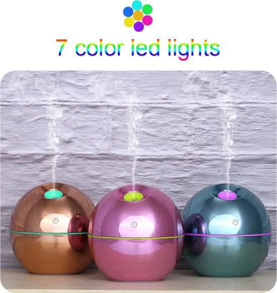 DHHM | Aroma diffuser | 130ml | Ultrasone humidifier | vernevelaar | bevochtiger |... | bol