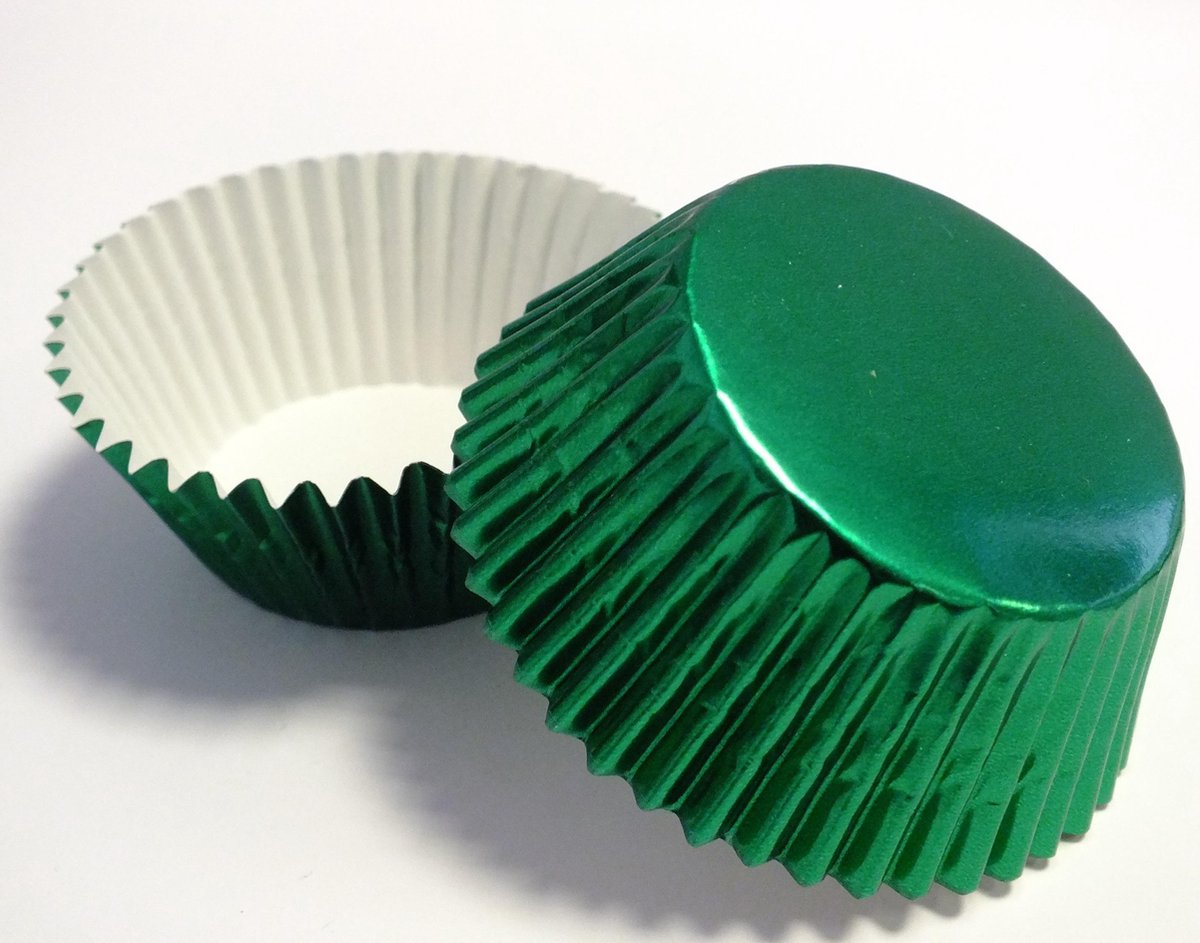 Cupcake Cups PME Metalllic Groen 30 stuks | bol.com