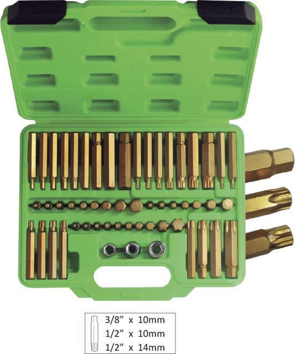 JBM Tools | Bitset in koffer 55-Delig heavy duty JBM Tools | Krachtbit ...