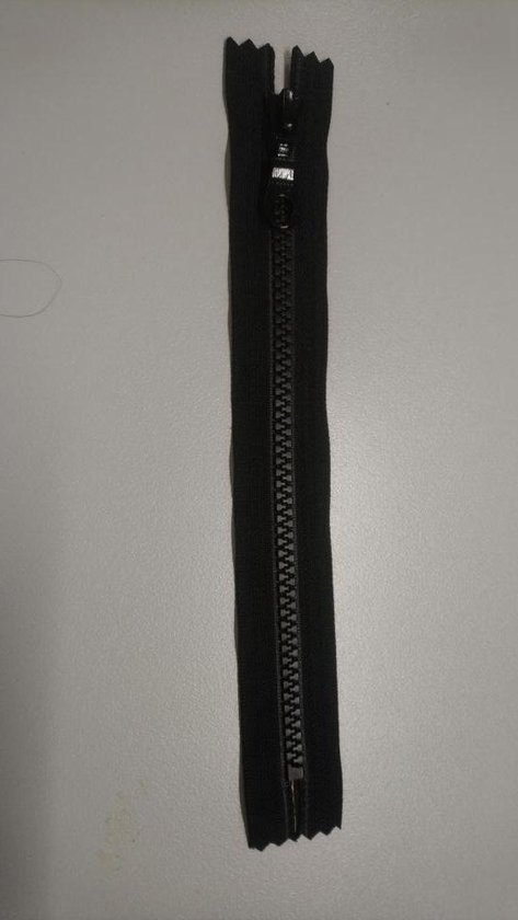 YKK Rits Bloktand Niet Deelbaar 6mm 25cm Zwart | bol