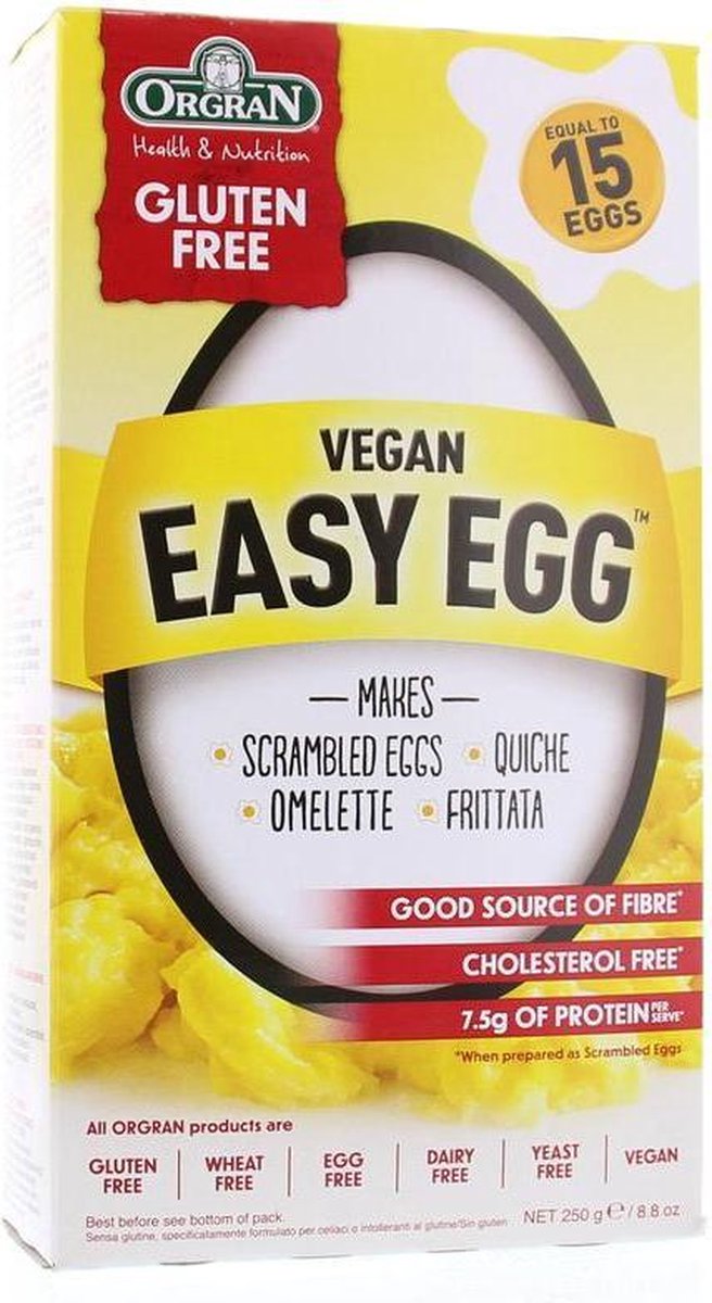 Orgran Vegan Easy Egg, 250 G | bol.com