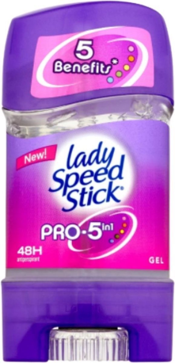 Lady Speed Stick Pro 5 in 1 Deodorant Stick Gel - 48H Anti-Transpirant ...