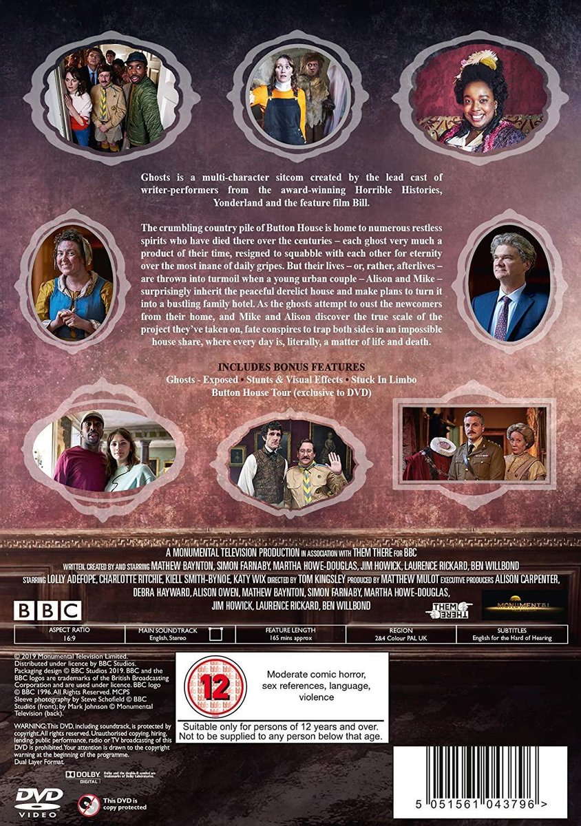 Ghosts - BBC [DVD] [2019] (Dvd) | Dvd's | bol.com