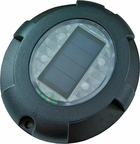 Solar LED grondspot 'Shield' - Zwart - Extra sterk – Aluminium spot op ...