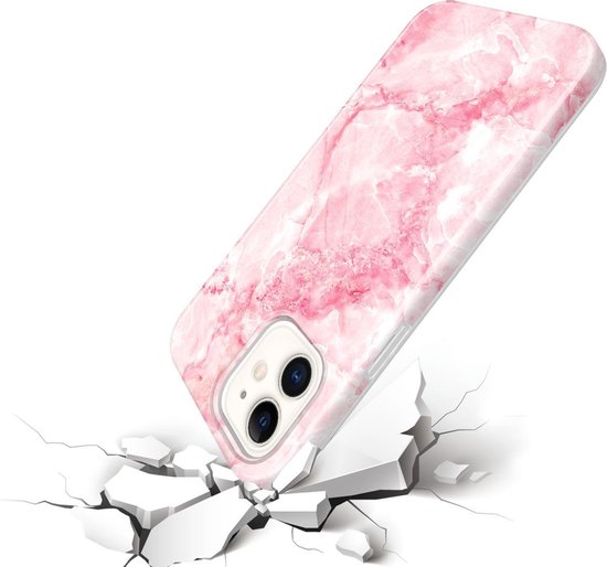Yono Hoesje Geschikt Voor Iphone 12 Pro Siliconen Case Marmer