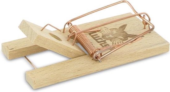 Muizenklem hout 2 stuks | bol