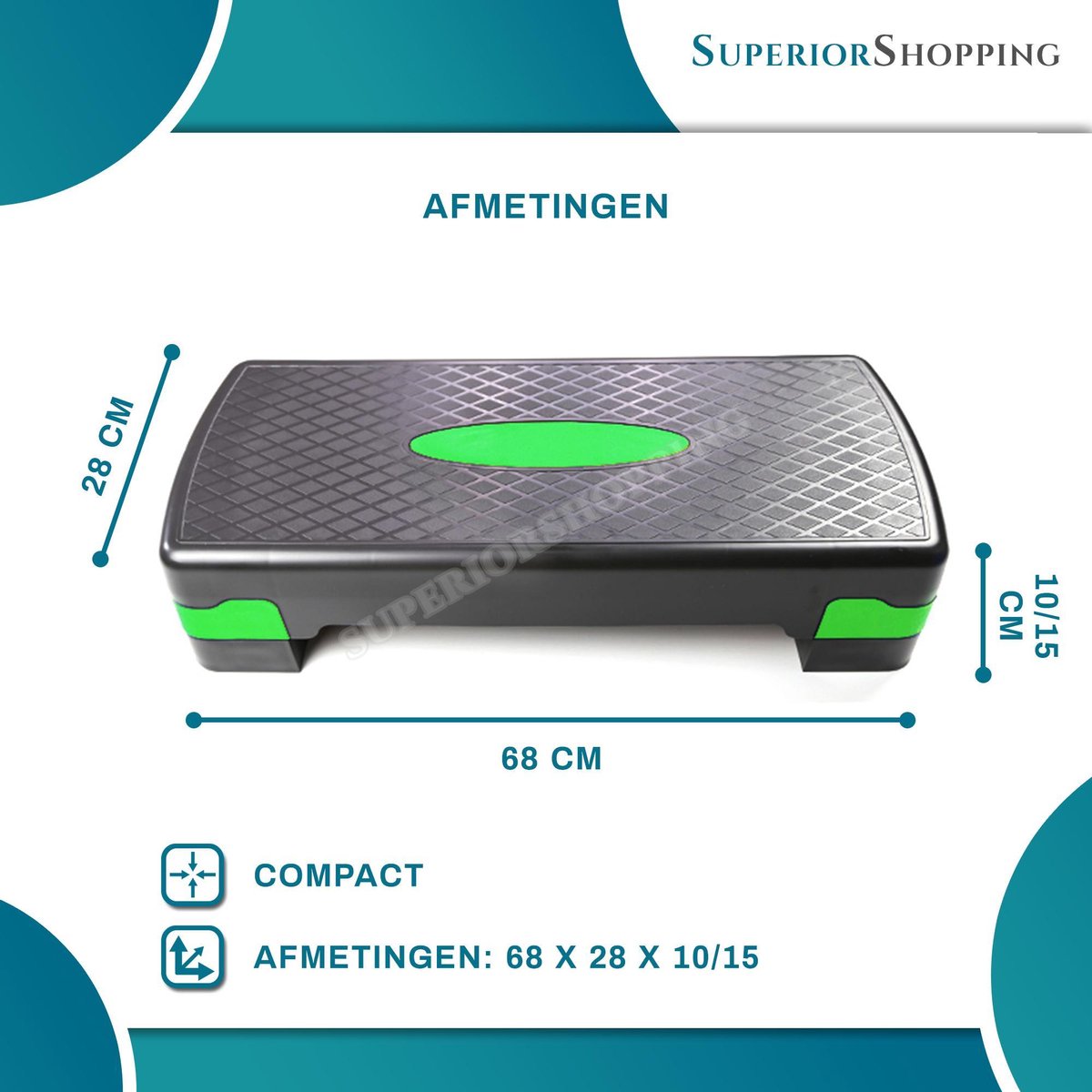 Stepper - Fitness - Verstelbaar - Yoga - Pilates - Steps - Kracht ...