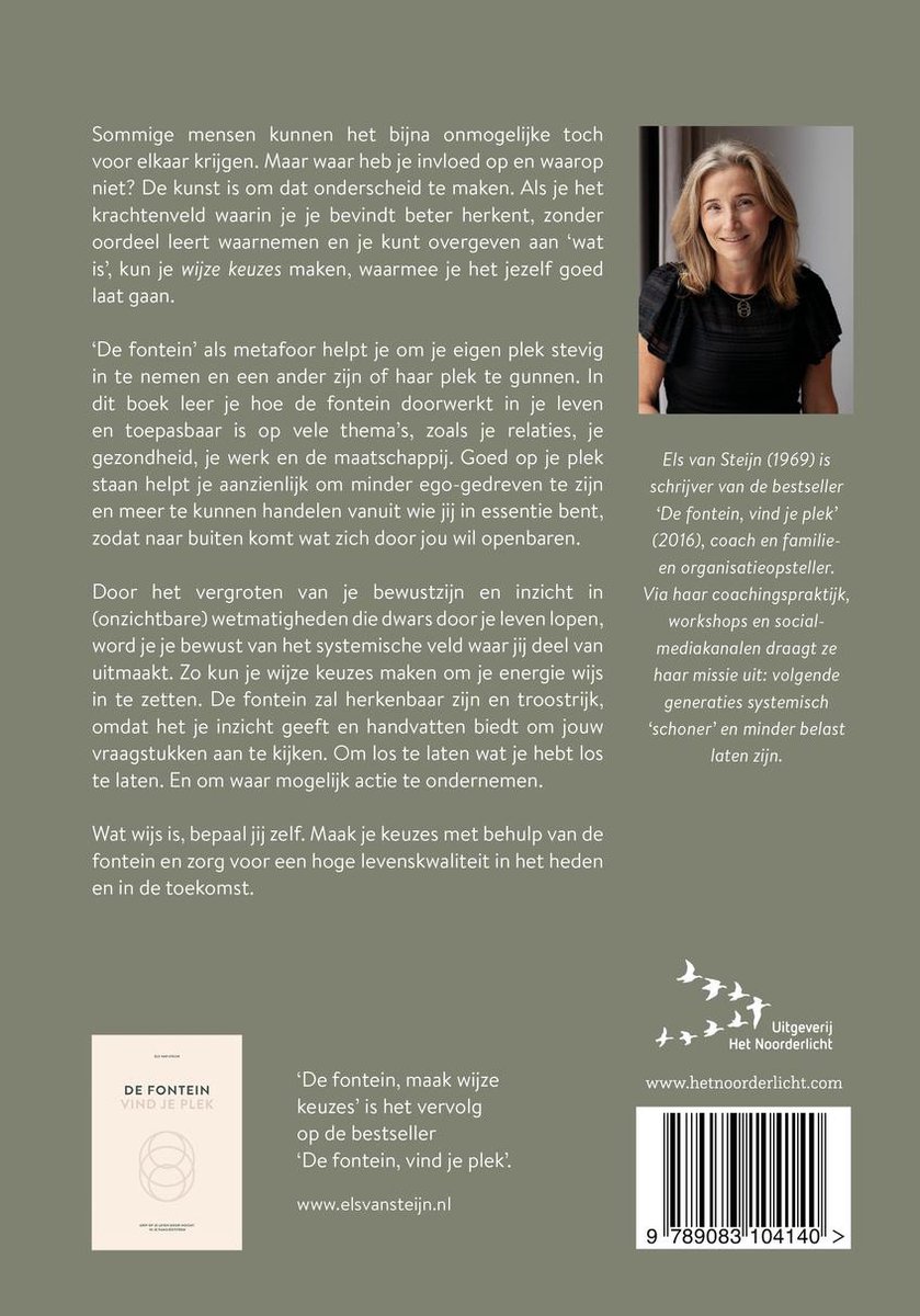 De fontein, maak wijze keuzes (ebook), Els van Steijn | 9789083104133 ...