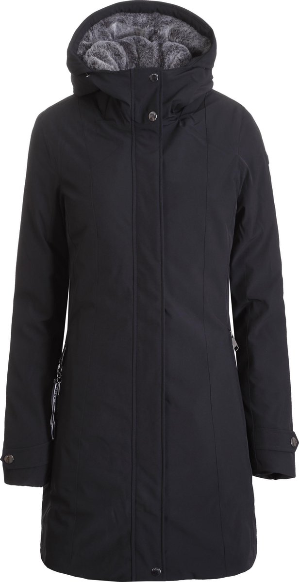 Luhta Haavaisholm Long winterjas dames zwart | bol.com