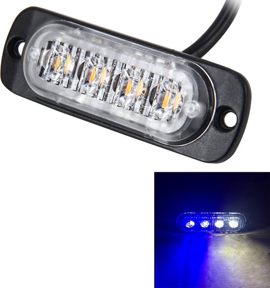 DC 12V-24V 2W 4LEDs SMD-2835 Lampen 17 Flitspatronen 3 Lijnen Auto ...