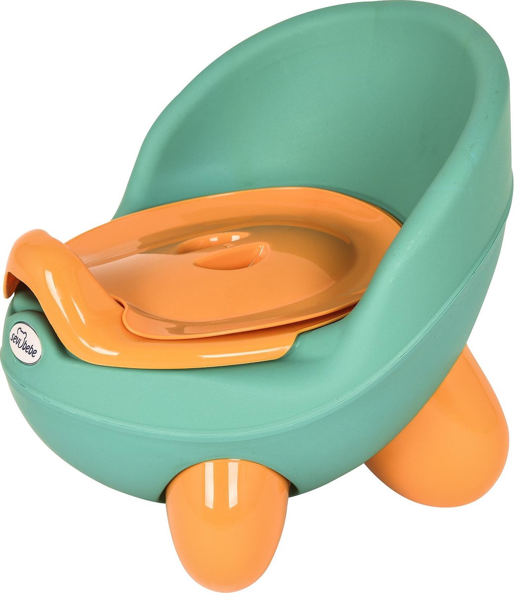 Babystartup - Groen en Oranje - Praktijk Potty - Plaspotje - WC Potje ...