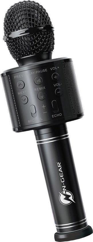 N-GEAR Sing Mic S10 - Draadloze Karaoke Microfoon met Speaker ...
