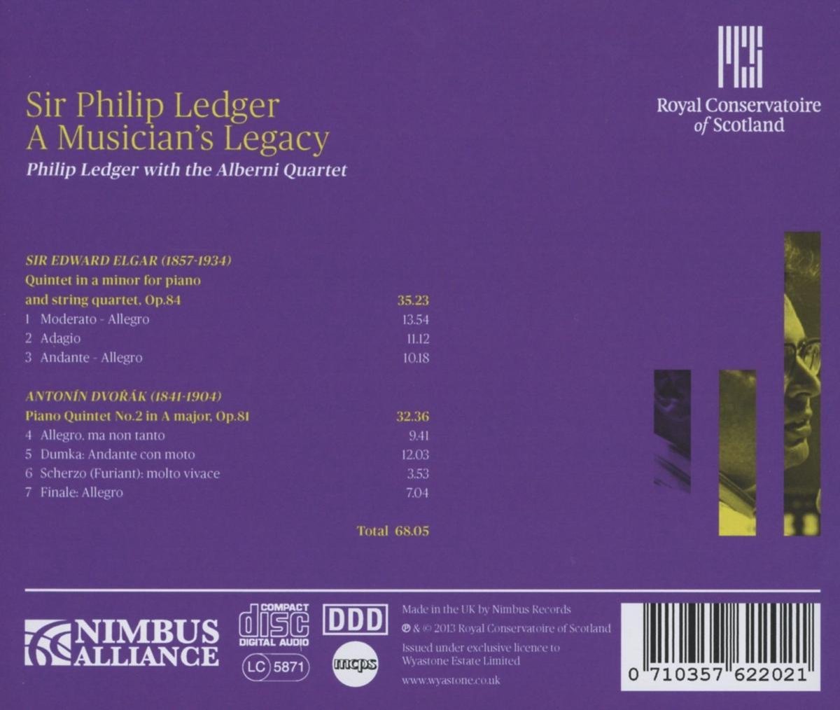 Sir Philip Ledger - A Musicians Legacy, Alberni Quartet | CD (album ...