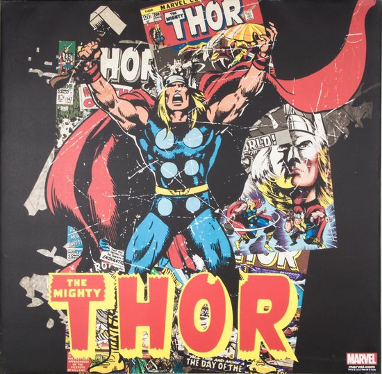 Disney - Marvel Comics - Canvas - The Mighty Thor - 70x70cm | bol.com