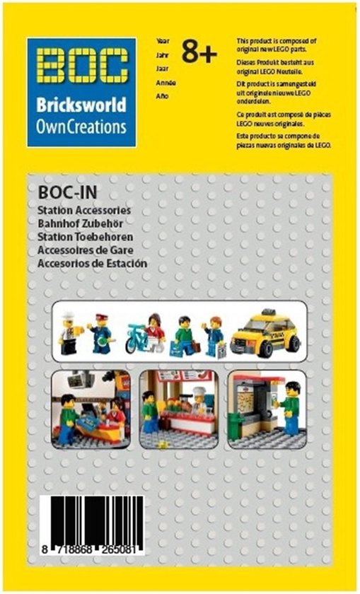 LEGO/BOC - Stations-interieur-set - Voor BOC treinstation | bol.com
