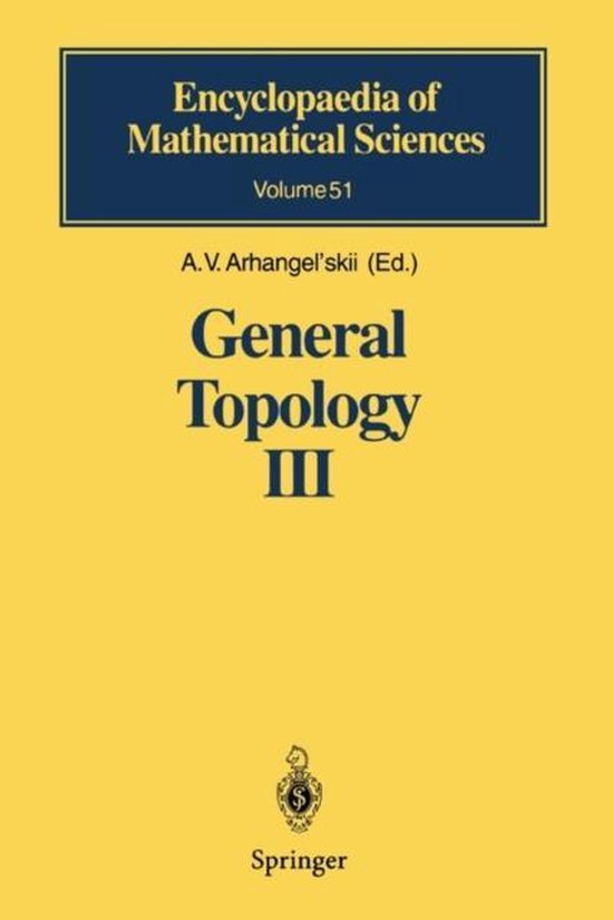 General Topology | 9783642081231 | A. V. Arhangel'Skii | Boeken | bol.com