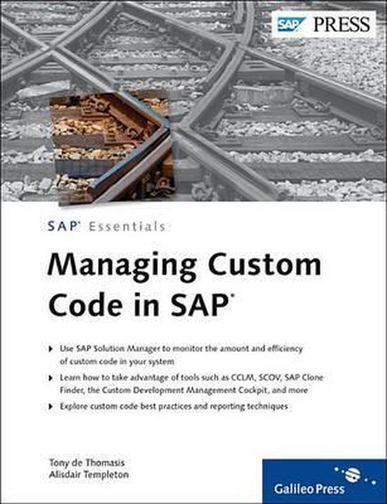Managing Custom Code in SAP | 9781592294367 | Tony De Thomasis | Boeken ...