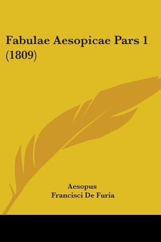 Fabulae Aesopicae Pars 1 (1809), Aesopus | 9781104089634 | Boeken | bol.com