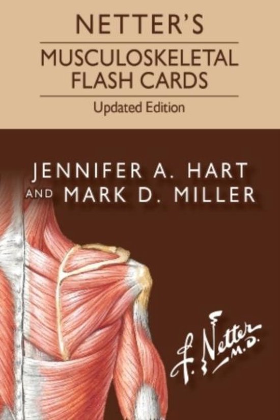 Netter's Musculoskeletal Flash Cards Updated Edition | 9780323355407 ...