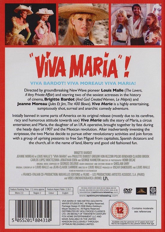 Viva Maria ! (Dvd), Brigitte Bardot | Dvd's | bol