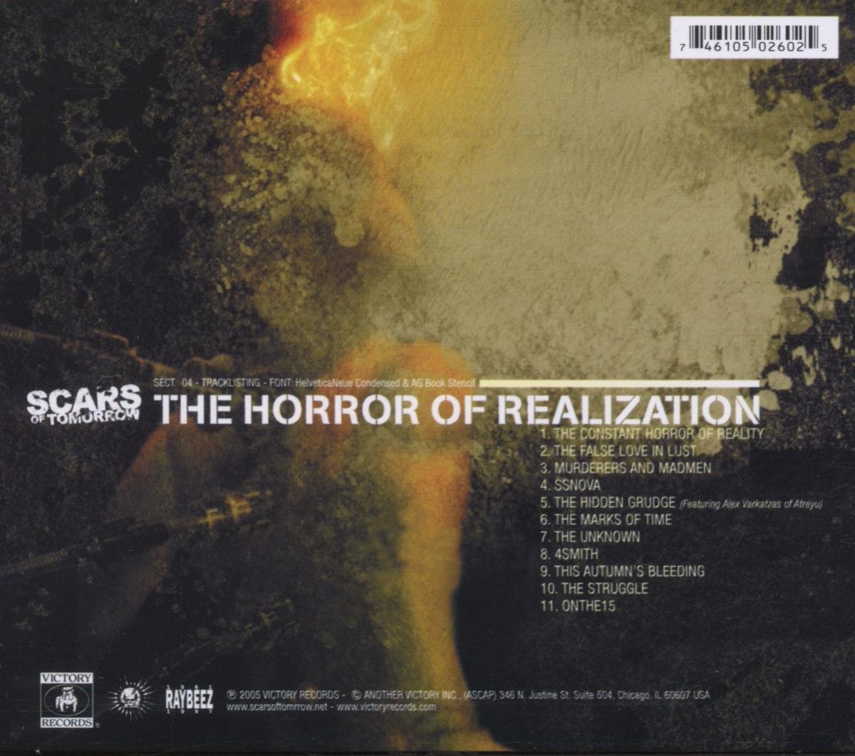 The Horror of Realization, Scars Of Tomorrow | CD (album) | Muziek ...