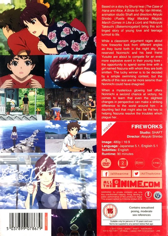 Fireworks (Dvd), Akiyuki Shinbo | Dvd's | bol