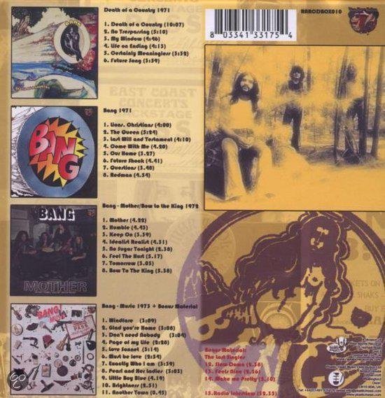 Bullets: The First Four Albums, Bang! | CD (album) | Muziek | bol