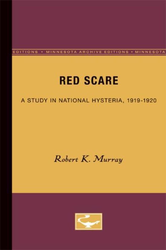 Red Scare | 9780816658336 | Robert K. Murray | Boeken | bol.com